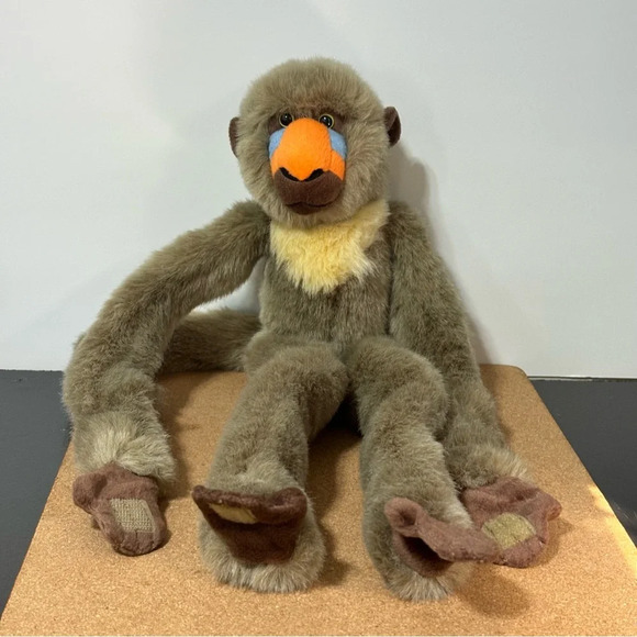 ToysRUs | Toys | Rare Vtg 200 Toys R Us Animal Alley Hanging Mandrill Monkey Plush Baboon 20 ...